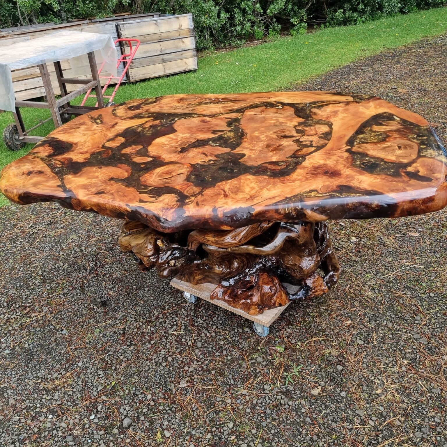 Swamp Kauri Table 1.7m x 1.3m Oval
